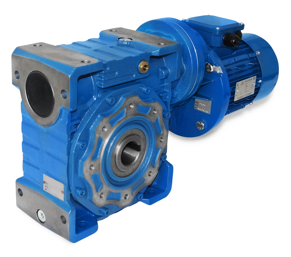Worm gear Motor110+PC090-90S-6 - 0,75 kW - 6,2 rpm